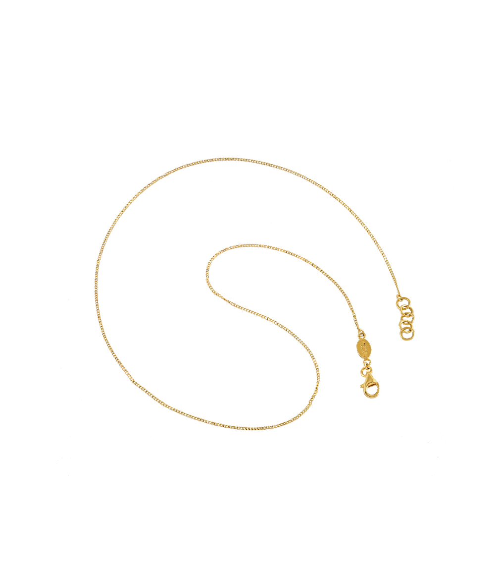 Signature S Curb Necklace Gold Dip – Tulola Jewelry