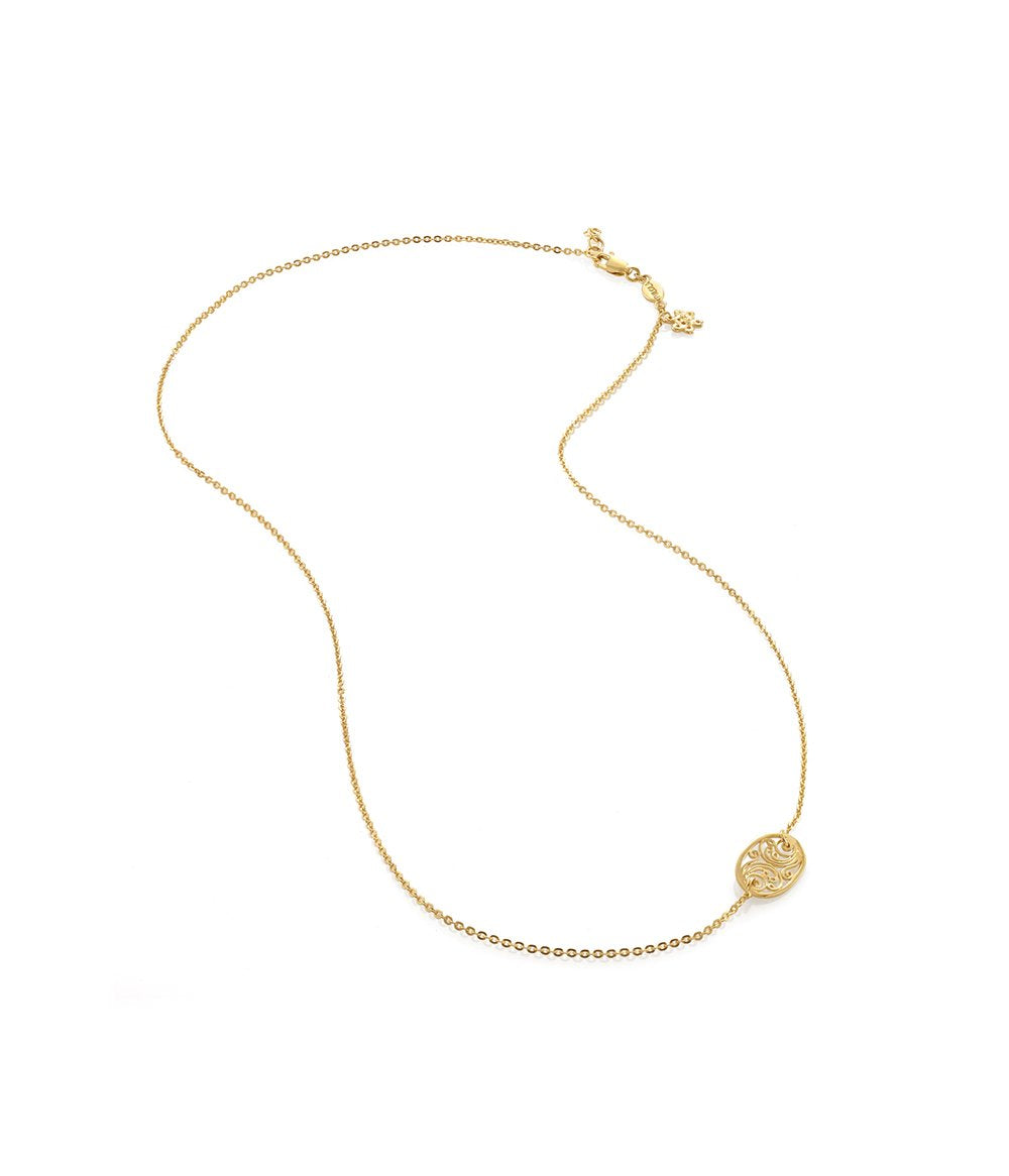 Signature Necklace M Gold Dip – Tulola Jewelry